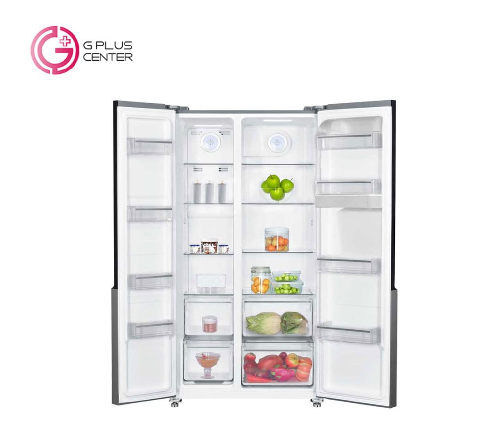 یخچال فریزر ساید بای ساید جی پلاس مدل GSS-M7625BS - جدیدترین ساید بای ساید